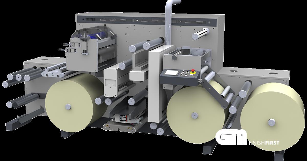 UC500 Coater with lamination and flexo varnish